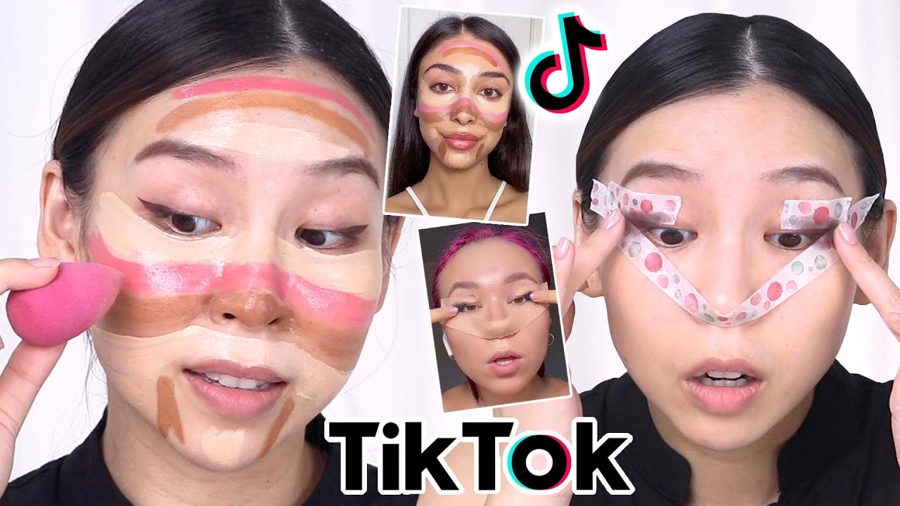 Testing Viral Tiktok Makeup Hacks Part 2 Facial Care Beauty