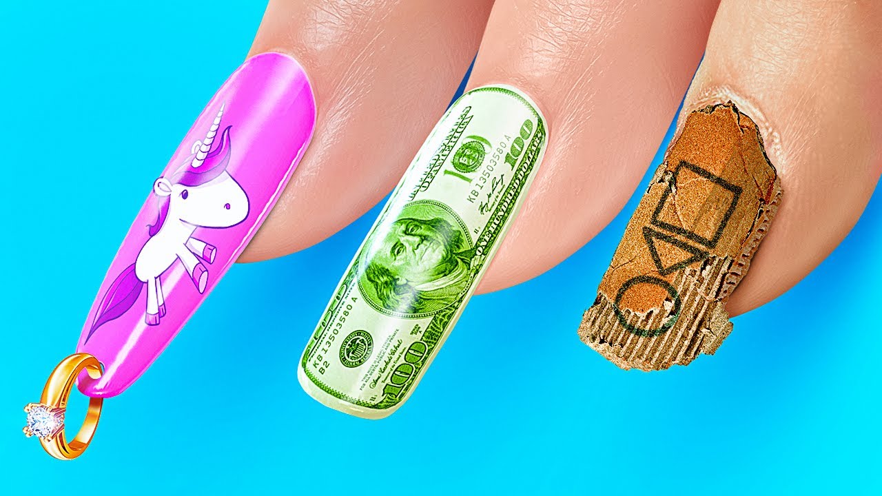 SHORT vs LONG vs GIGA LONG NAILS || Girly Problems & Beauty Struggles ...